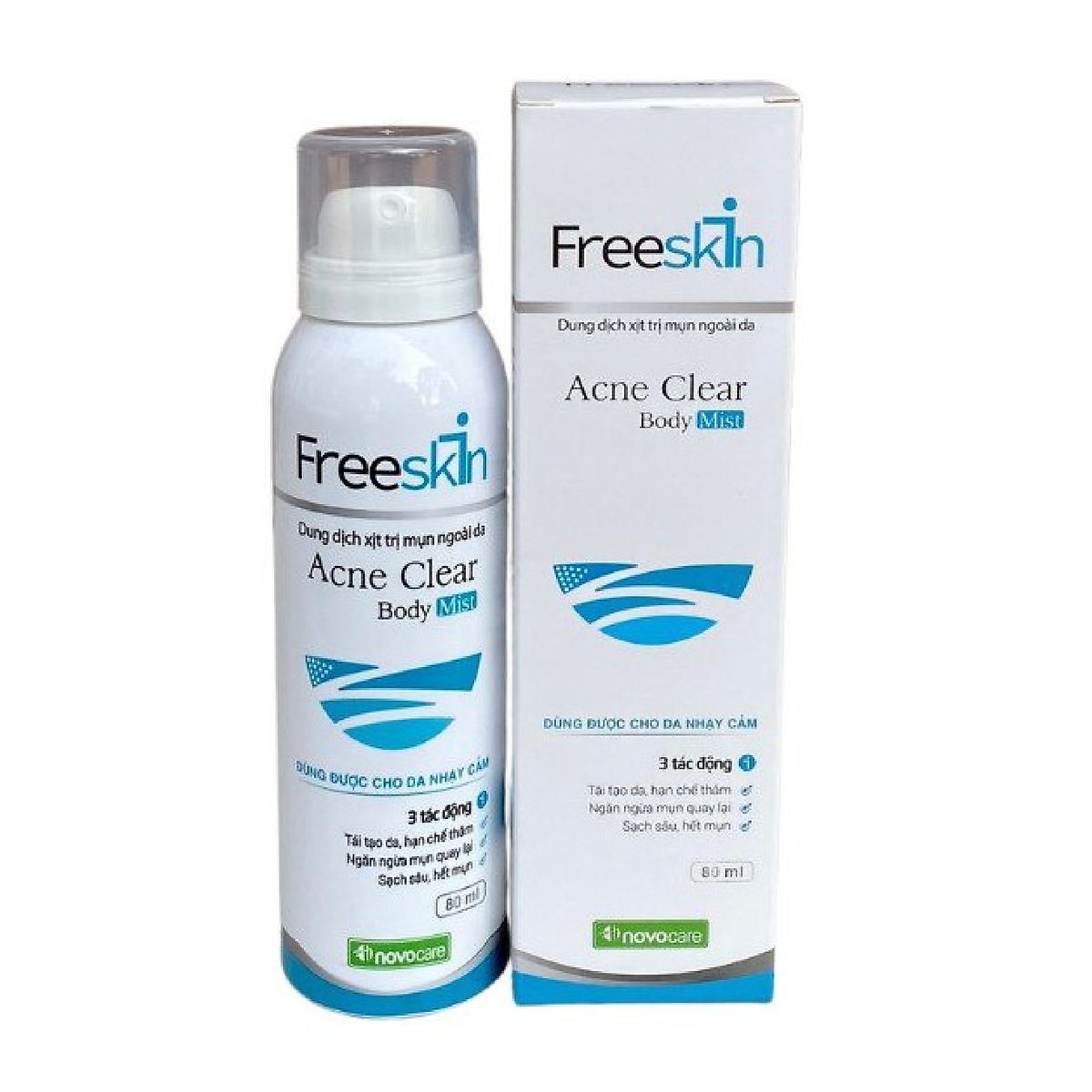 Dung dịch xịt mụn ngoài da Freeskin Acne Clear Body Mist hộp 1 chai ...