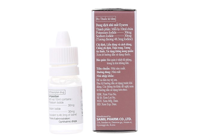 Thuốc nhỏ mắt Eyaren Ophthalmic Drops hộp 1 lọ 10 ml | Medigo