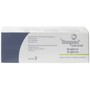 Dung dịch tiêm Simponi 50mg/0.5ml Janssen hộp 50mg/0.5ml