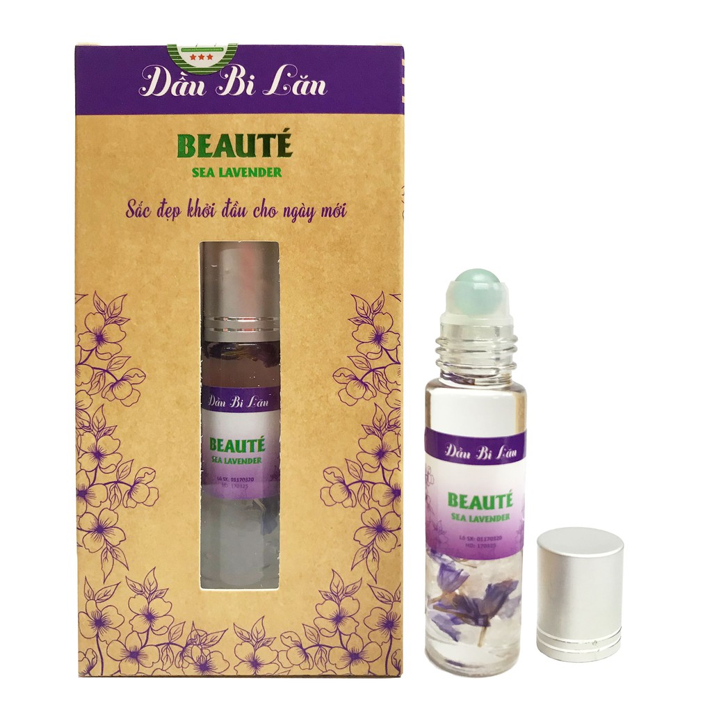 Dầu bi lăn BEAUTÉ Sea Lavender hộp 1 chai 8ml
