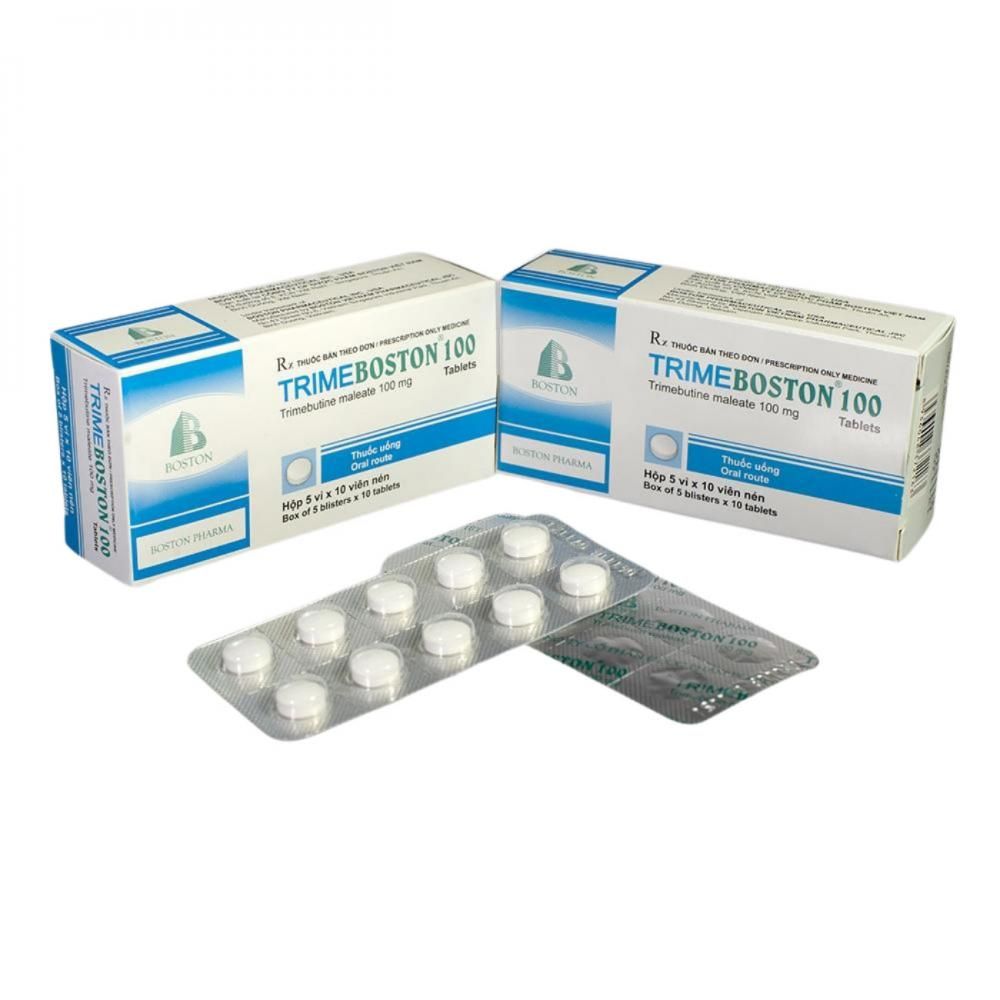 Thuốc trị hội chứng ruột kích thích TrimeBoston 100 hộp 5 vỉ x 10 viên