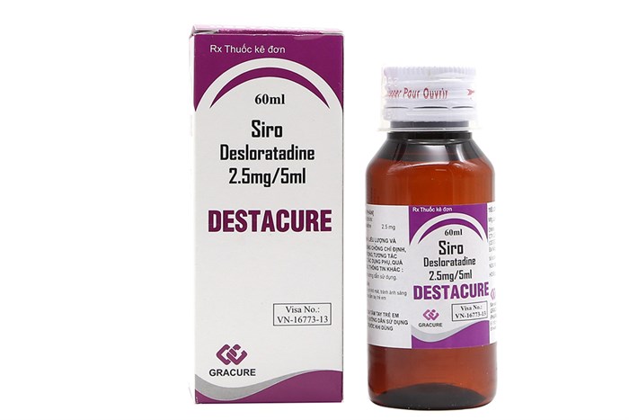 Siro chống dị ứng Destacure hộp 1 chai 60 ml