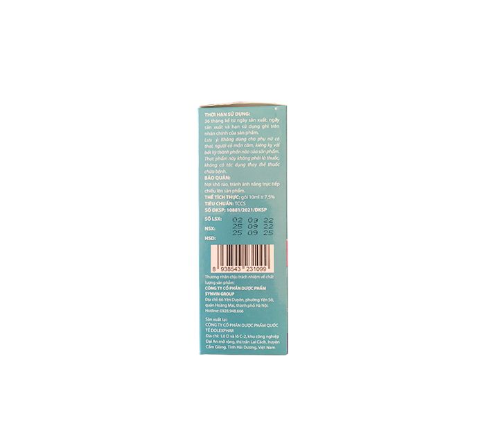 Hỗ trợ giảm acid dịch vị Stomax Gel SyNo hộp 20 gói x 10ml