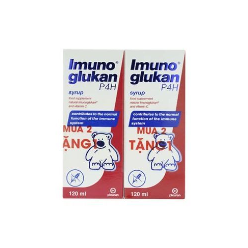 Siro tăng sức đề kháng cho trẻ Imunoglukan P4H kít 2 chai