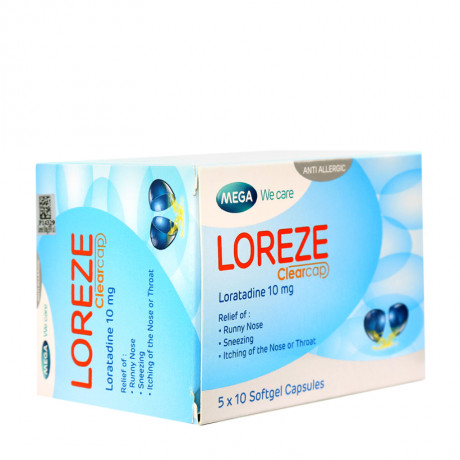 Thuốc chống dị ứng Loreze 10mg hộp 50 viên | Medigo