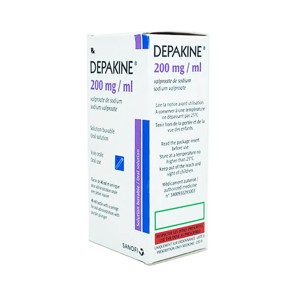 Thuốc chống động kinh Depakine 200mg/ml hộp 1 lọ 40ml