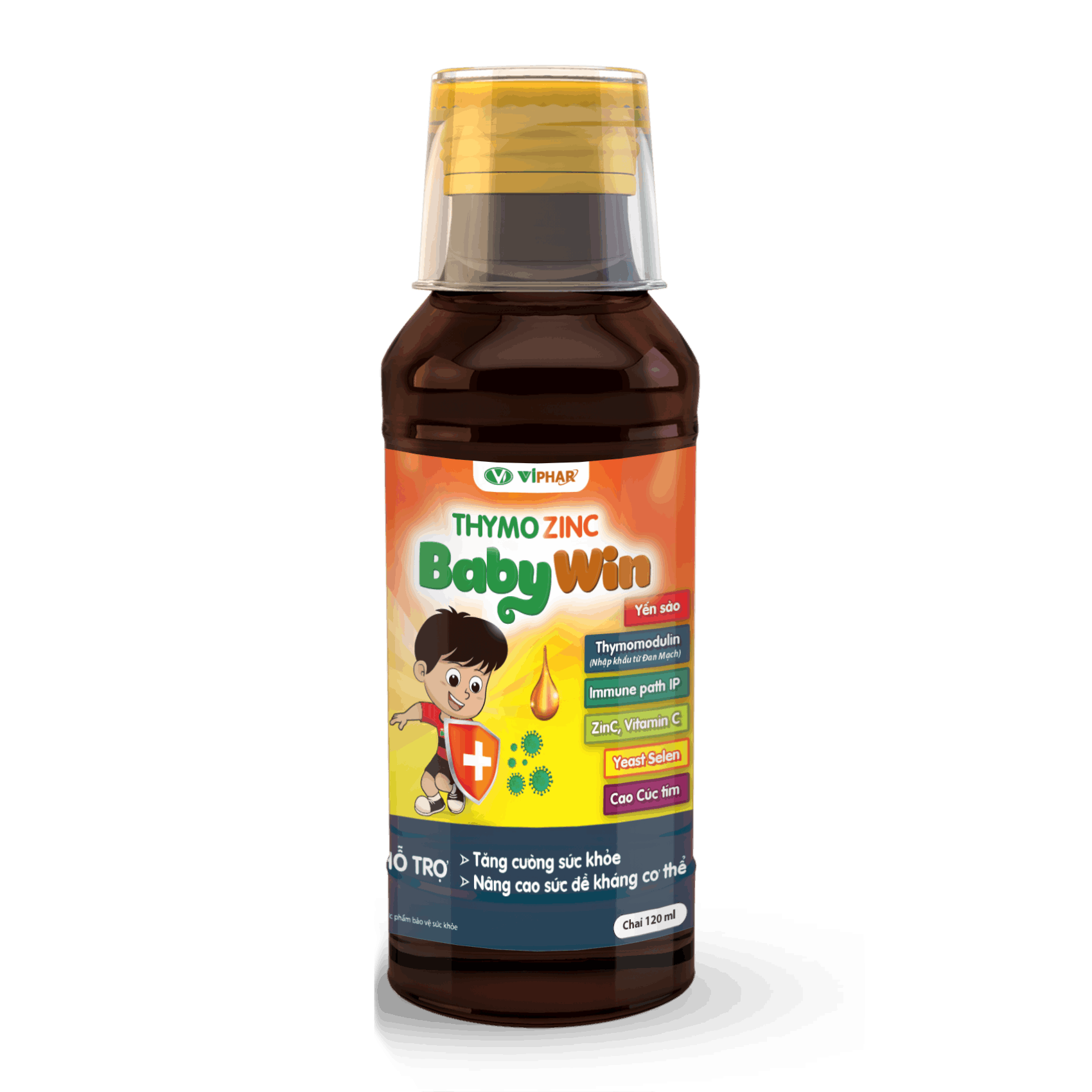 Siro tăng đề kháng ThymoZinc BabyWin hộp 1 chai 120ml | Medigo