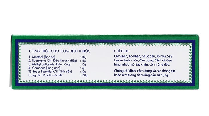 Dầu gió trắng hiệu cây búa hộp 1 chai 56ml | Medigo