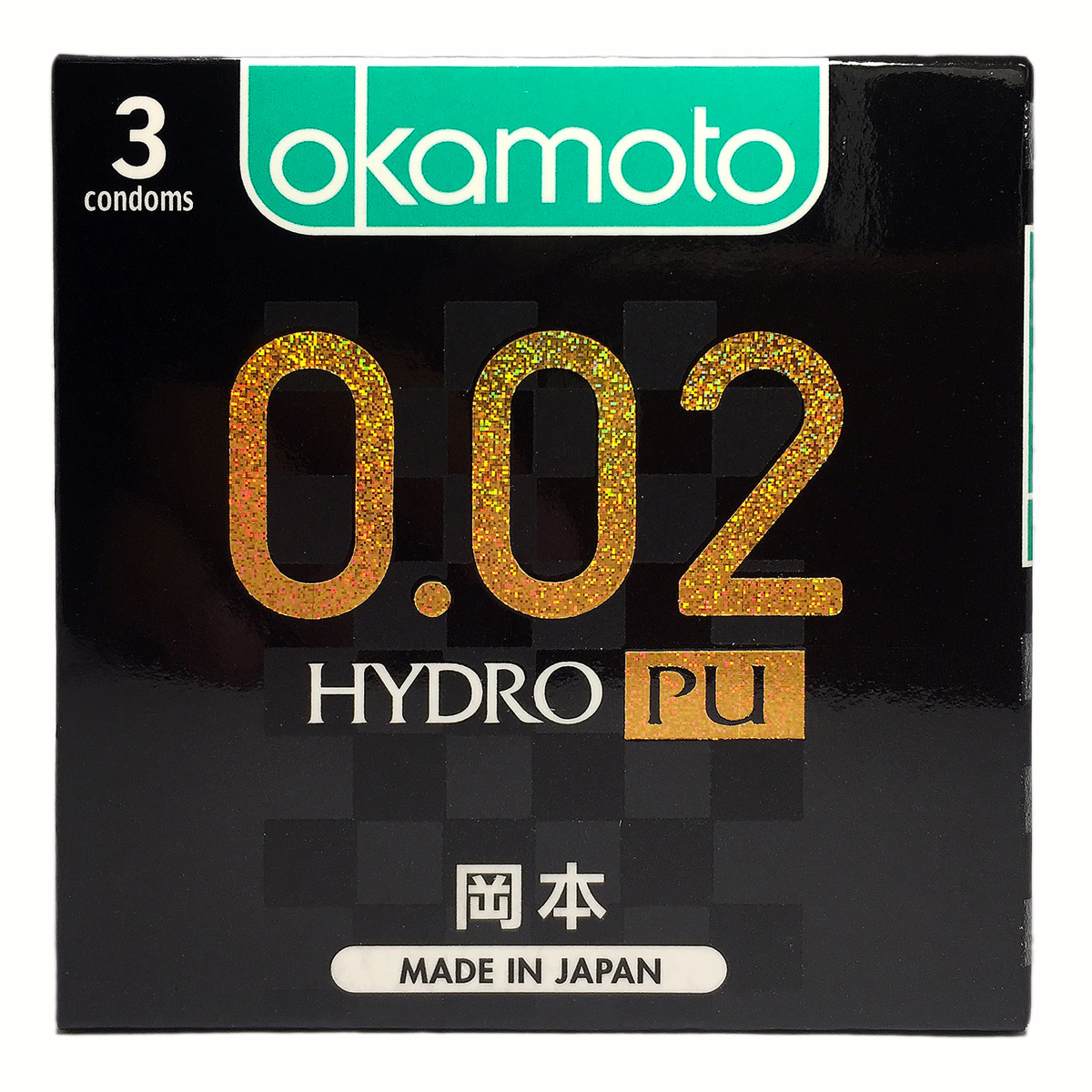 Bao cao su OKAMOTO 0.02 Hydro PU hộp 3 cái | Medigo