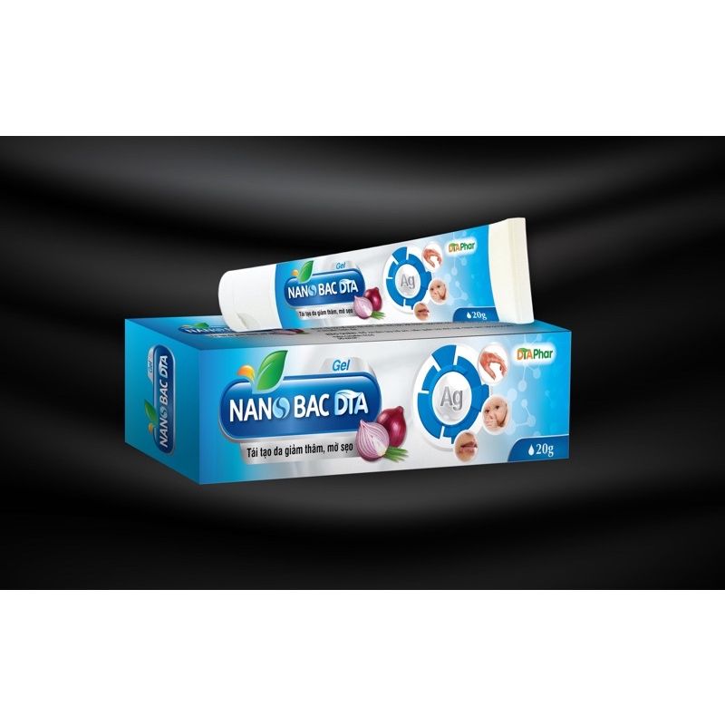 Kem trị mụn, mờ sẹo thâm NANOBAC DTA tuýp 20g