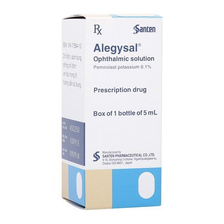 Thuốc nhỏ mắt Alegysal hộp 1 lọ 5ml