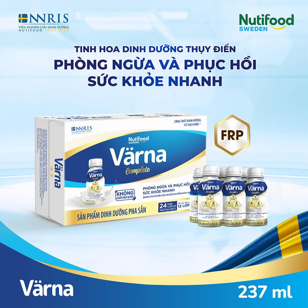 Sữa bột pha sẵn cho người tiểu đường Nutifood Varna Complete lốc 6 chai ...