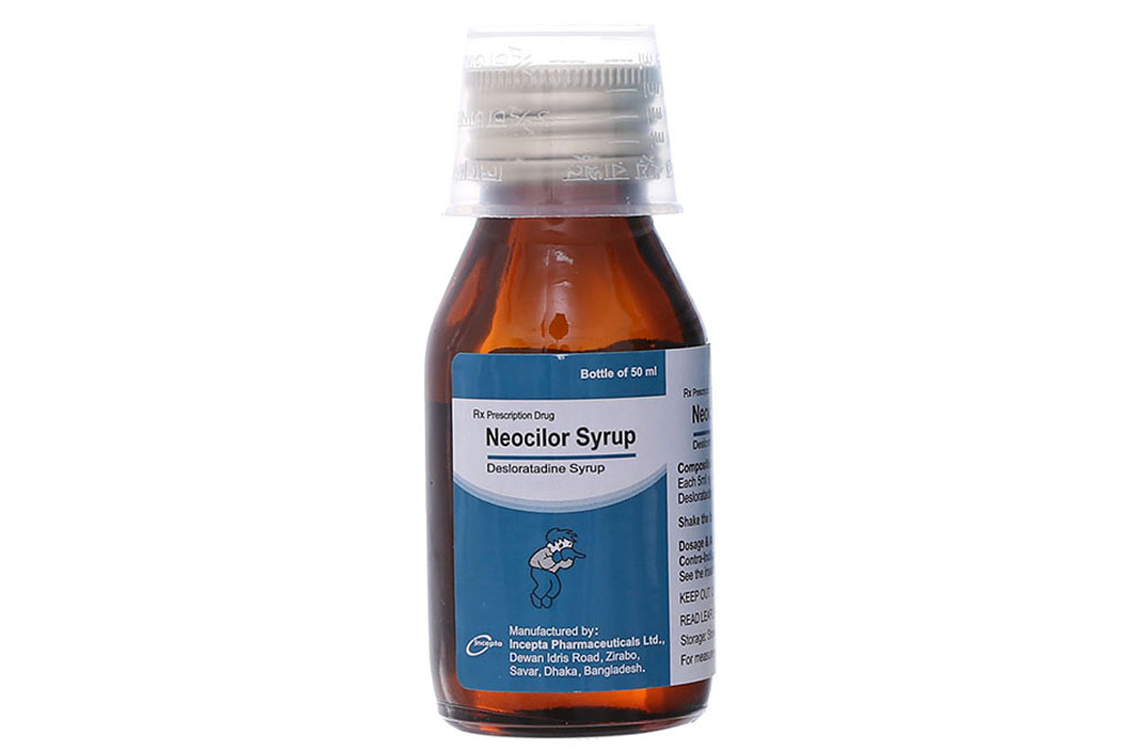 Siro trị viêm mũi dị ứng Neocilor Syrup hộp 1 chai 50ml | Medigo