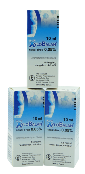 Nhỏ mũi Xylobalan Nasal Drop 0,05% hộp 1 lọ 10ml | Medigo