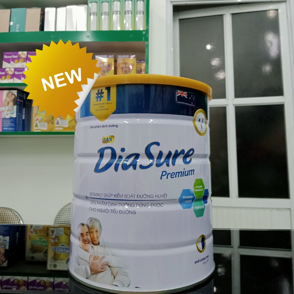 Sữa bột cho người tiểu đường DiaSure Premium lon 650g | Medigo