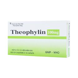 Thuốc điều trị hen Theophylin 100mg hộp 30 viên | Medigo