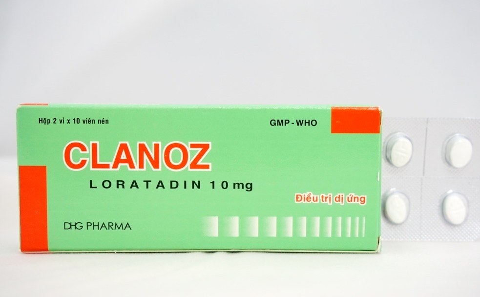 Thuốc chống dị ứng Clanoz 10mg hộp 20 viên | Medigo
