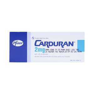 Carduran 2mg hộp 10 viên