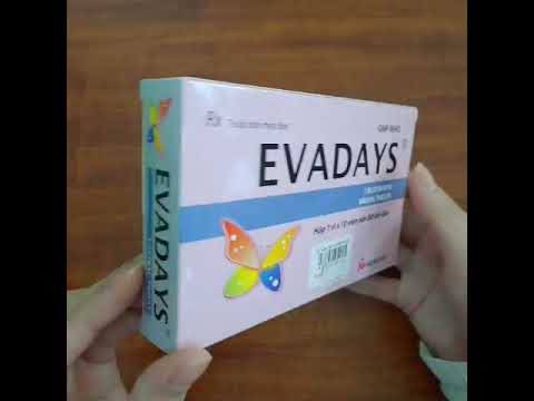 Thuốc đặt âm đạo Evadays hộp 10 viên