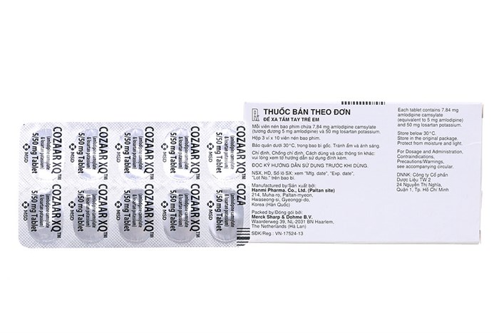 Cozaar XQ 5mg/50mg hộp 30 viên
