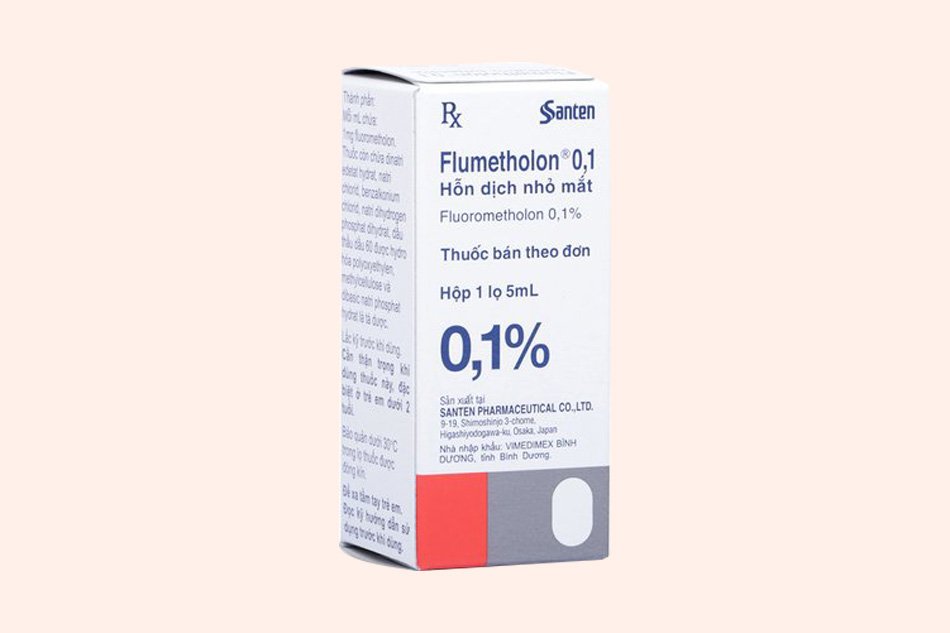 Thuốc nhỏ mắt Flumetholon 0.1% hộp 1 chai 5ml
