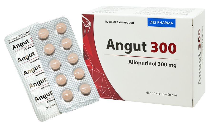 Thuốc trị gout Angut 300 hộp 100 viên | Medigo