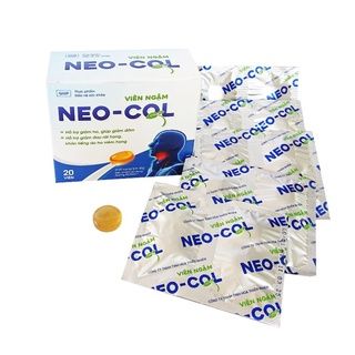 Viên ngậm giảm đau rát họng NEO-COL hộp 20 viên