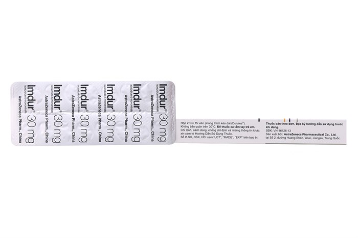 Thuốc trị đau thắt ngực Imdur 30mg hộp 30 viên
