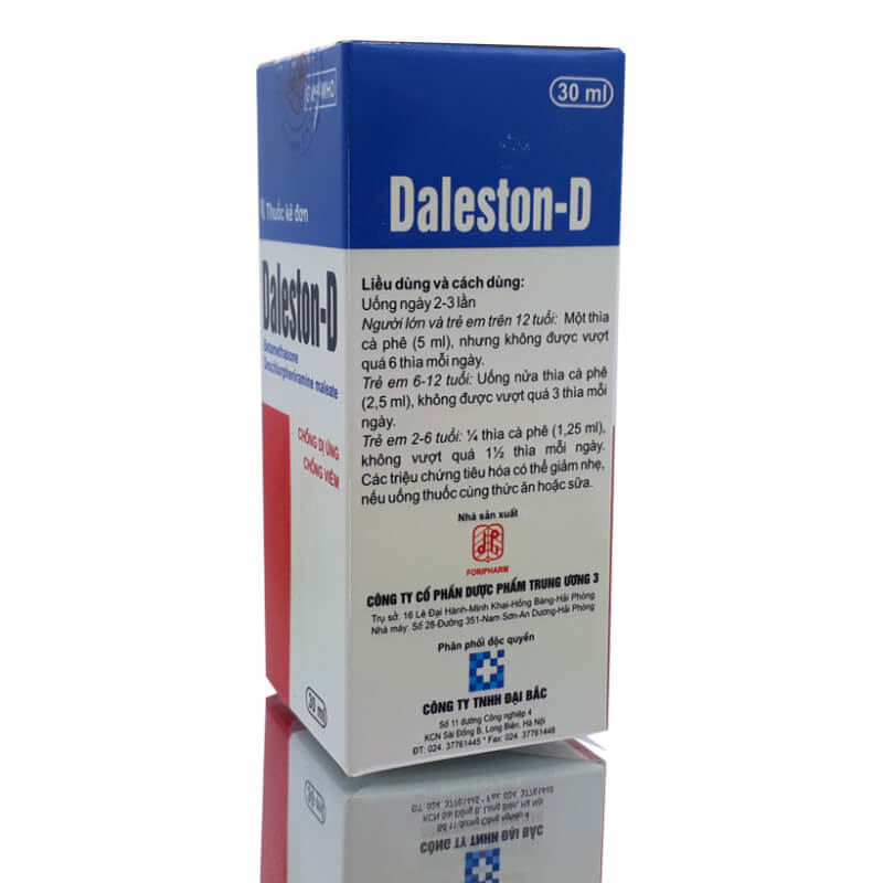 Siro chống dị ứng Daleston -D hộp 1 chai 75ml | Medigo