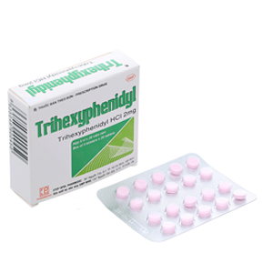 Trihexyphenidyl 2mg hộp 100 viên