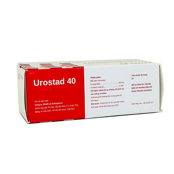Thuốc lợi tiểu Urostad 40 hộp 50 viên | Medigo