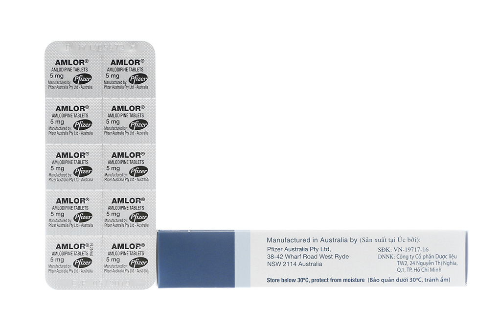 Thuốc Amlor 5mg: Công dụng, liều dùng, lưu ý và giá bán