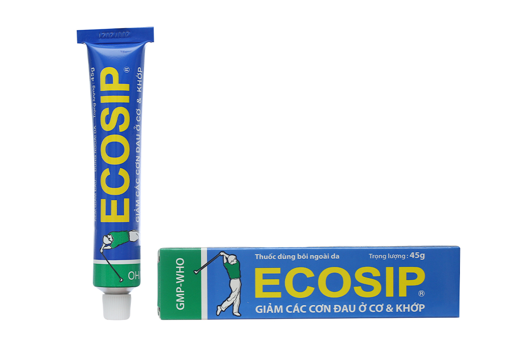 Kem giảm đau Ecosip hộp 1 tuýp 45g | Medigo