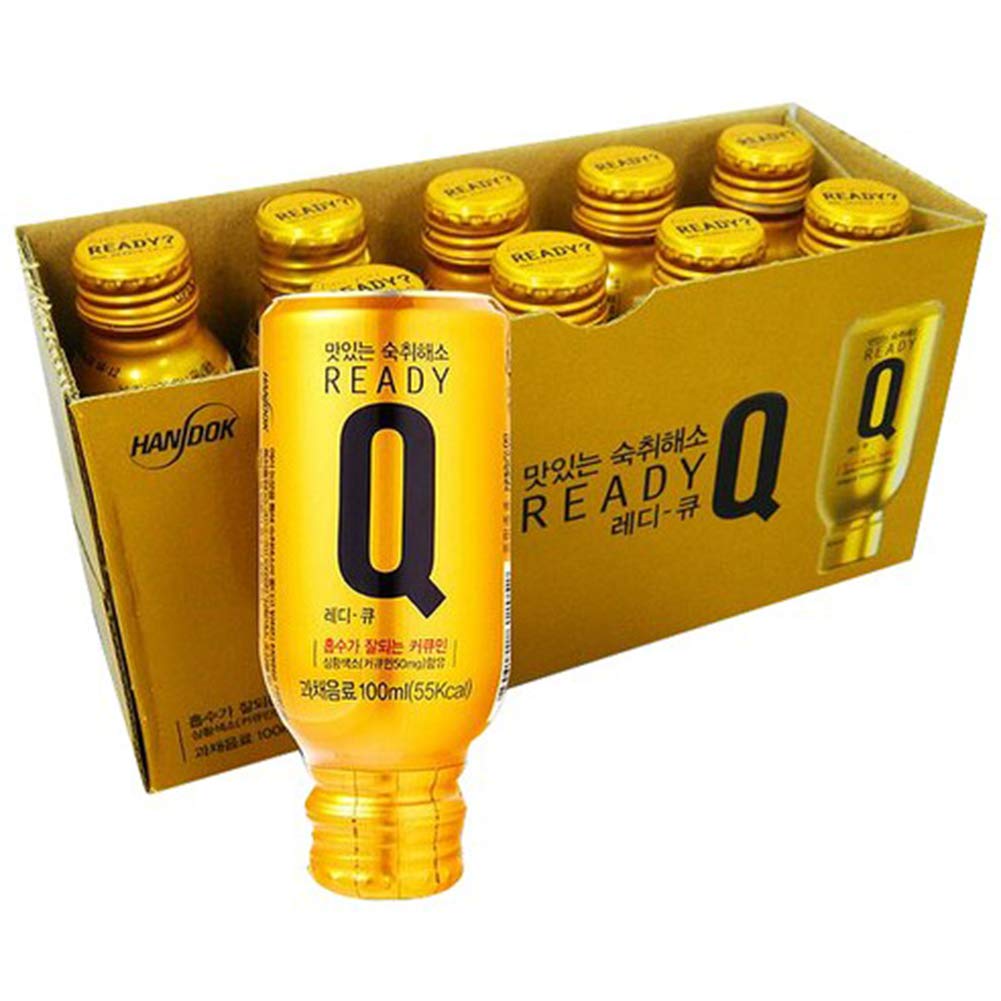 Nước uống hỗ trợ giải độc gan, giải rượu bia Ready Q Drink 100 chai 100ml | Medigo