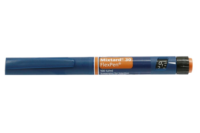 Bút tiêm Insulin Mixtard 30 Flexpen 100 IU/ml hộp 5 bút x 3ml