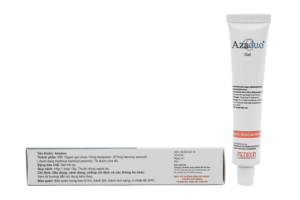Thuốc Azaduo Gel: Công dụng, liều dùng, lưu ý và giá bán