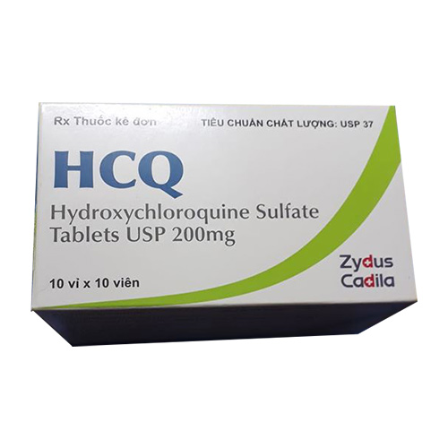 Thuốc giảm đau, hạ sốt, kháng viêm HCQ hộp 100 viên | Medigo