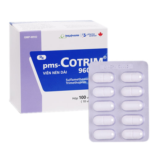Thuốc kháng sinh pms - Cotrim 960 mg hộp 100 viên | Medigo