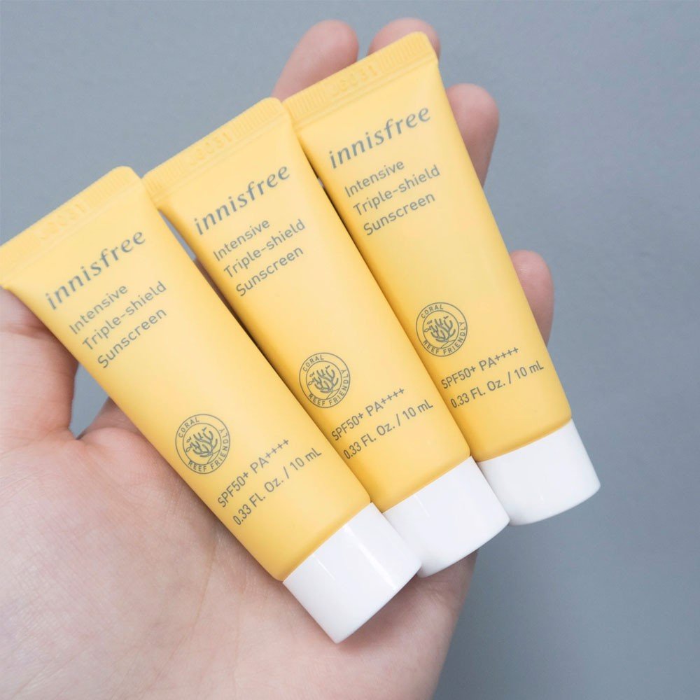 Kem chống nắng chống trôi, điều chỉnh tông da Innisfree Intensive ...