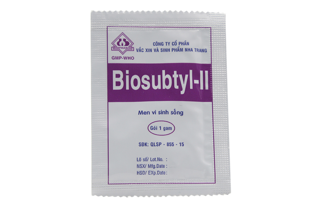 Men vi sinh sống Biosubtyl-II 1G hộp 25 gói