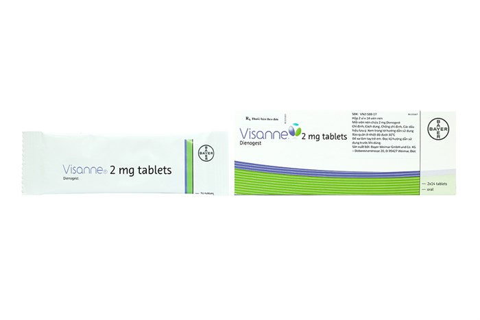 Visanne 2mg hộp 28 viên