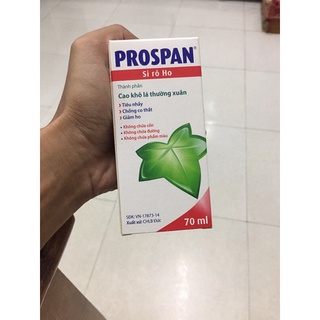 Siro ho PROSPAN hộp 1 chai 70ml