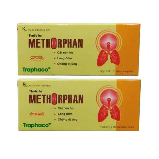 Thuốc ho Methorphan hộp 2 vỉ x 10 viên