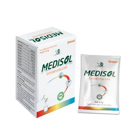 Bù nước và điện giải MEDISOL hộp 10 gói x 4,7g | Medigo