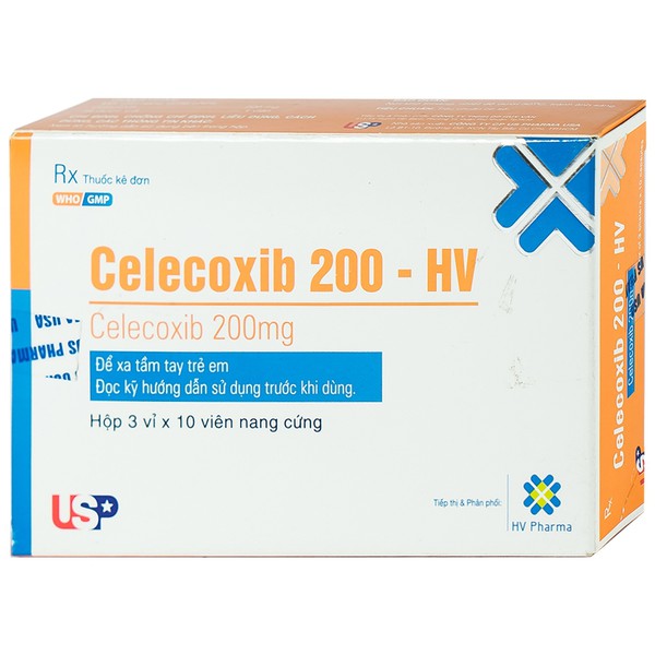 Celecoxib 200 - HV hộp 30 viên | Medigo