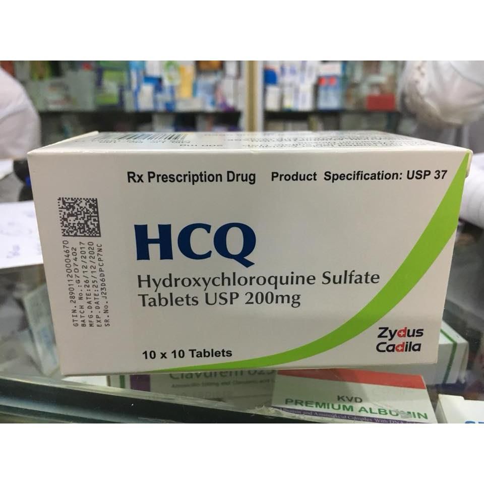 Thuốc giảm đau, hạ sốt, kháng viêm HCQ hộp 100 viên | Medigo