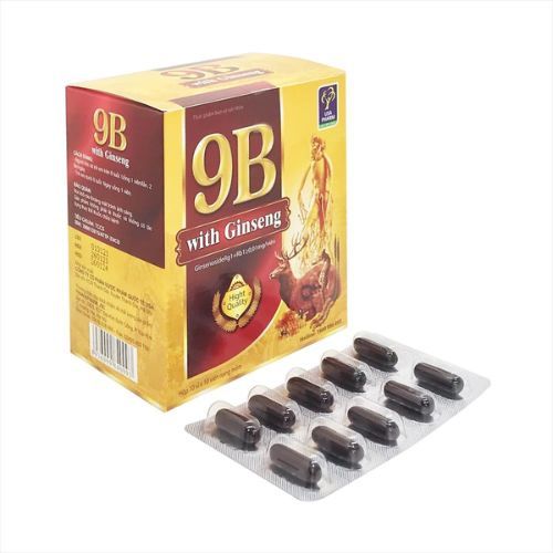 Viên uống bổ sung vitamin 9B with Ginseng hộp 100 viên