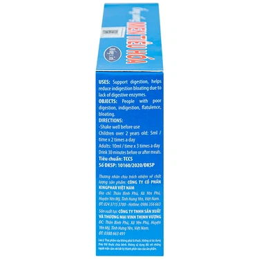 Ống uống Men Tiêu Hóa Kingphar hộp 10 ống x 5ml