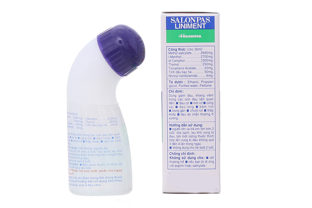 Dầu bôi giảm đau Salonpas Liniment chai 50ml