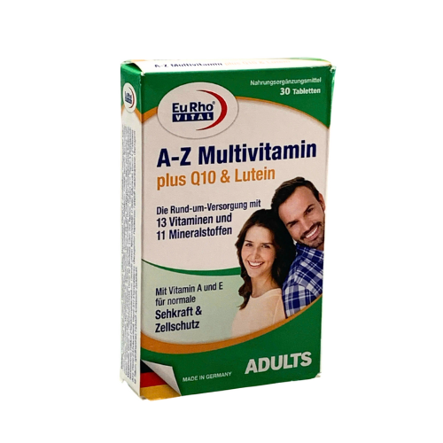 Thực phẩm bảo vệ sức khoẻ EuRho Vital A-Z Multivitamin + Q10 & Lutein ...